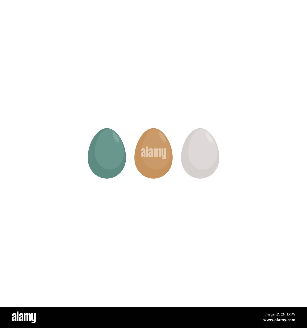 3 eggs Stock Vector Images - Alamy