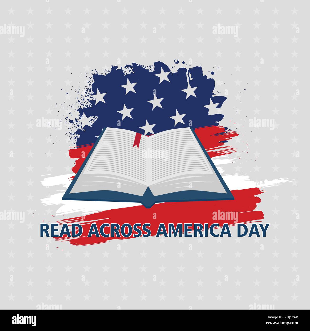 Read Across America Day concept background.modern background vector ...