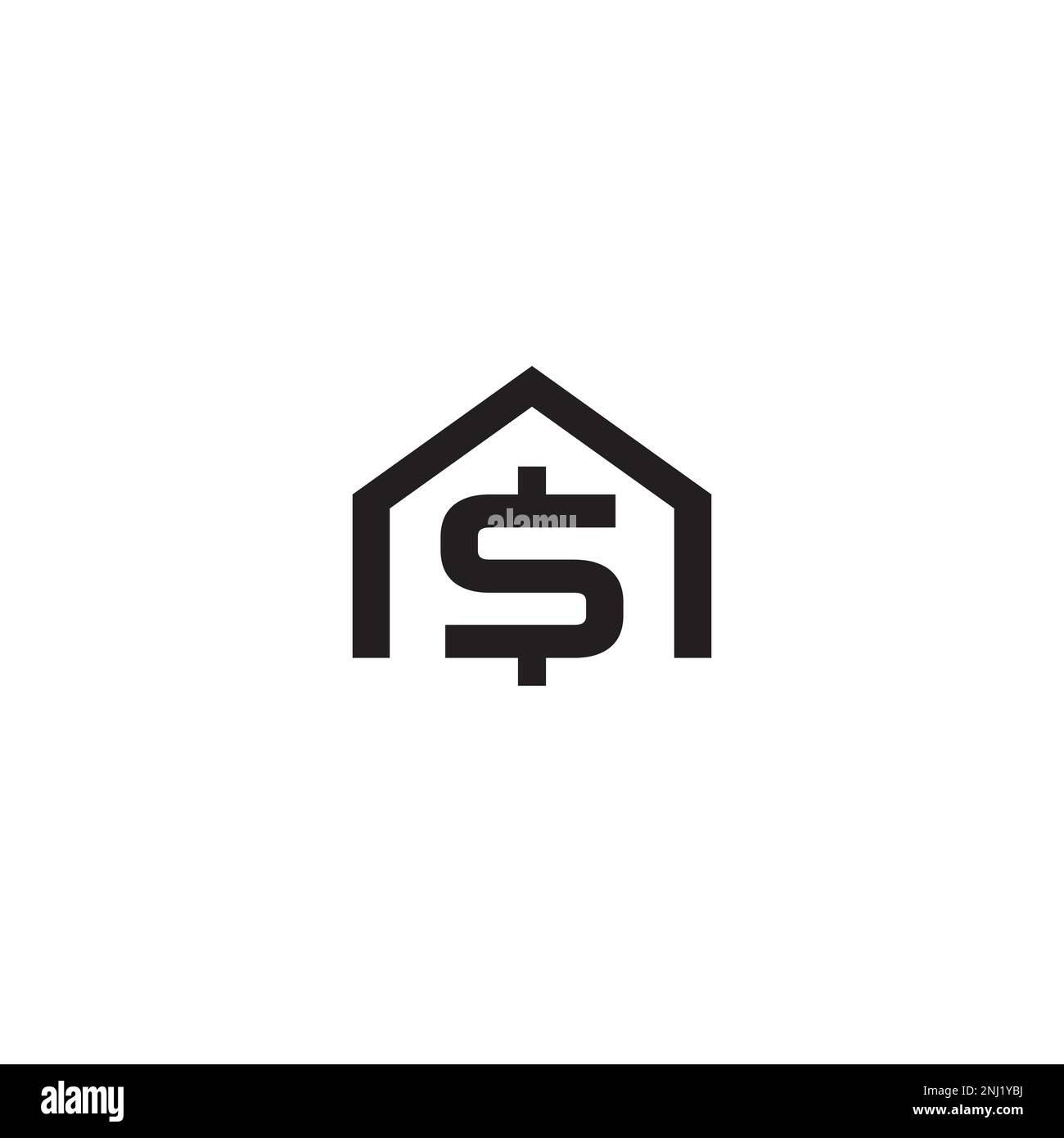 House and Dollar Sign logo or icon design Stock Vector Image & Art - Alamy