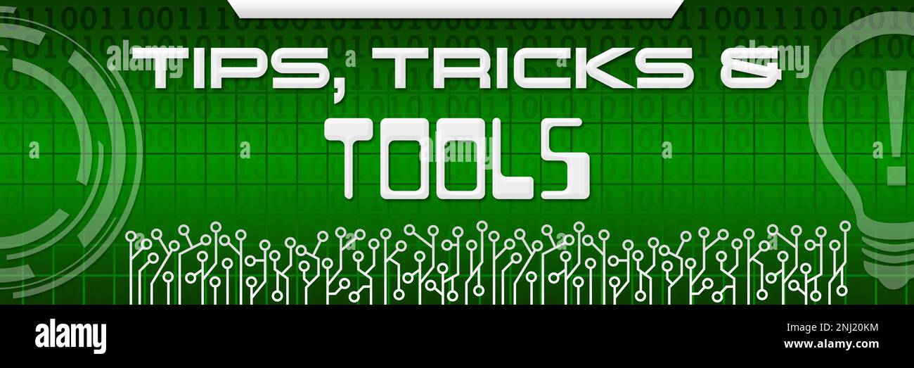 Tips Tricks And Tools Bulb Circuit Symbols Binary Texture Green ...