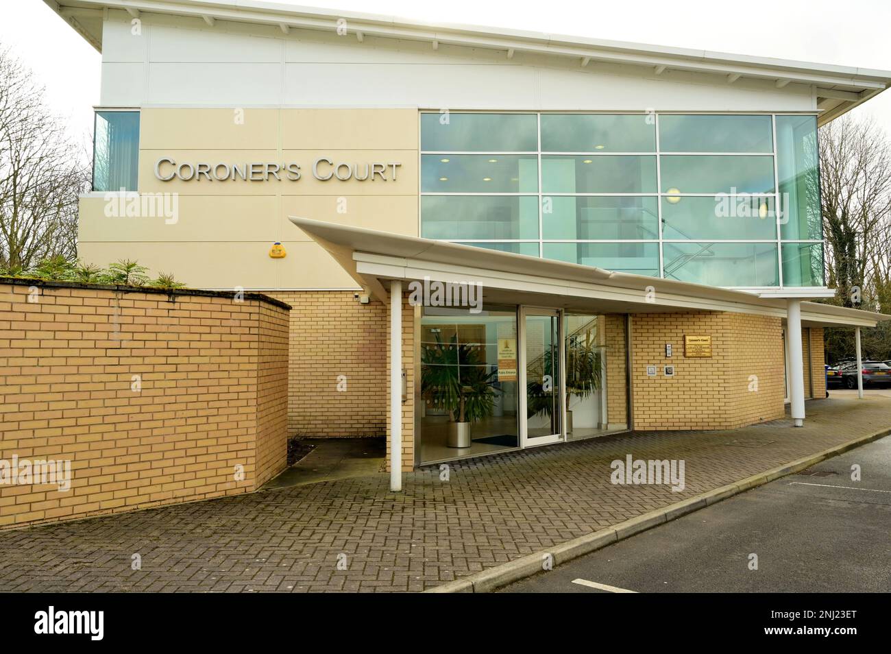 A view of Preston Coroner's Court, Lancashire, at the opening of the ...