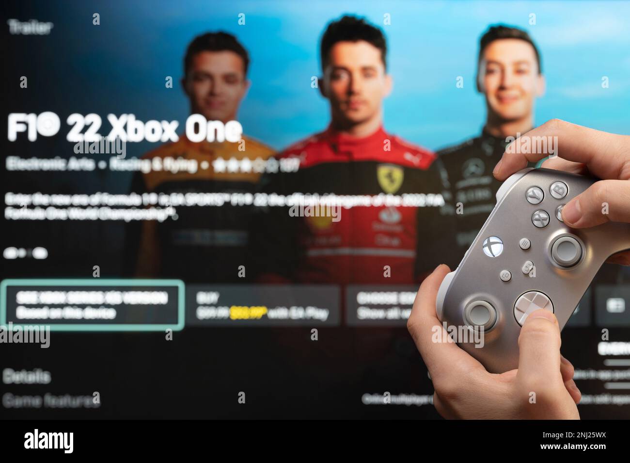 New york, USA - February 20, 2023: Buy new game F1 22 in online ...