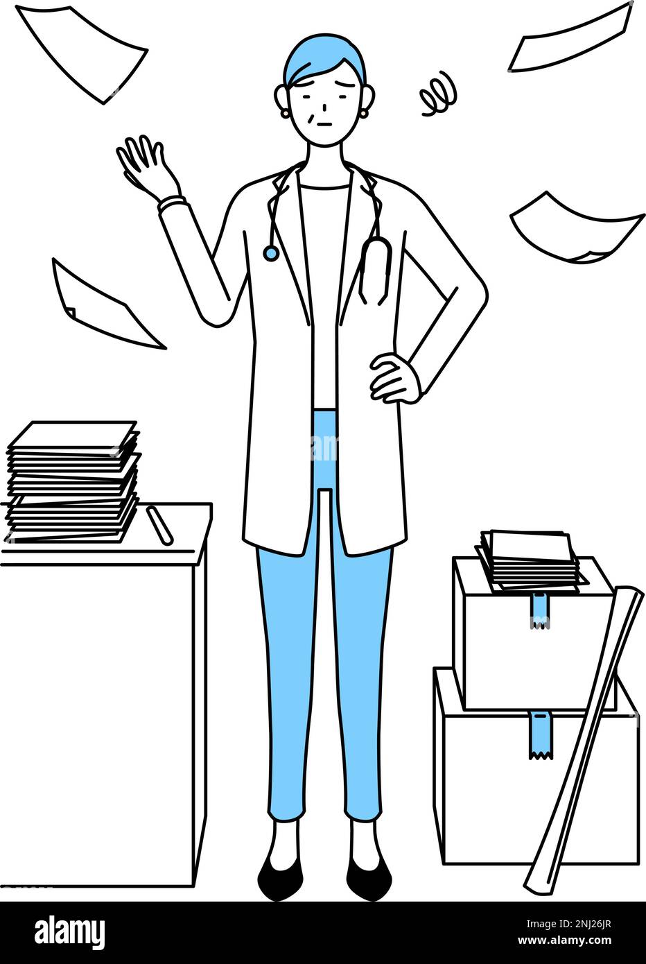 Middle aged woman digital Stock Vector Images - Alamy