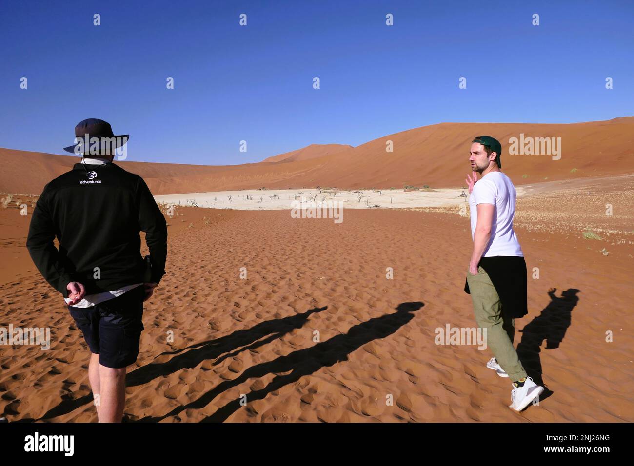 Exploring Namib Desert in Africa with Trailfinders Stock Photo - Alamy