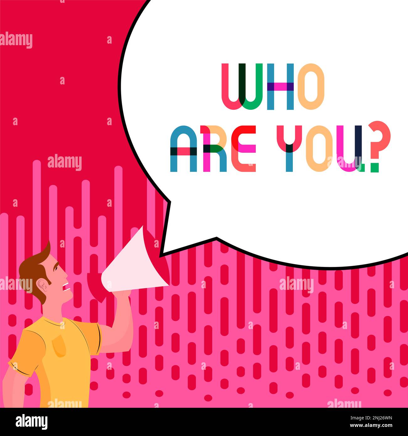 Inspiration showing sign Who Are You. Conceptual photo Identify ...