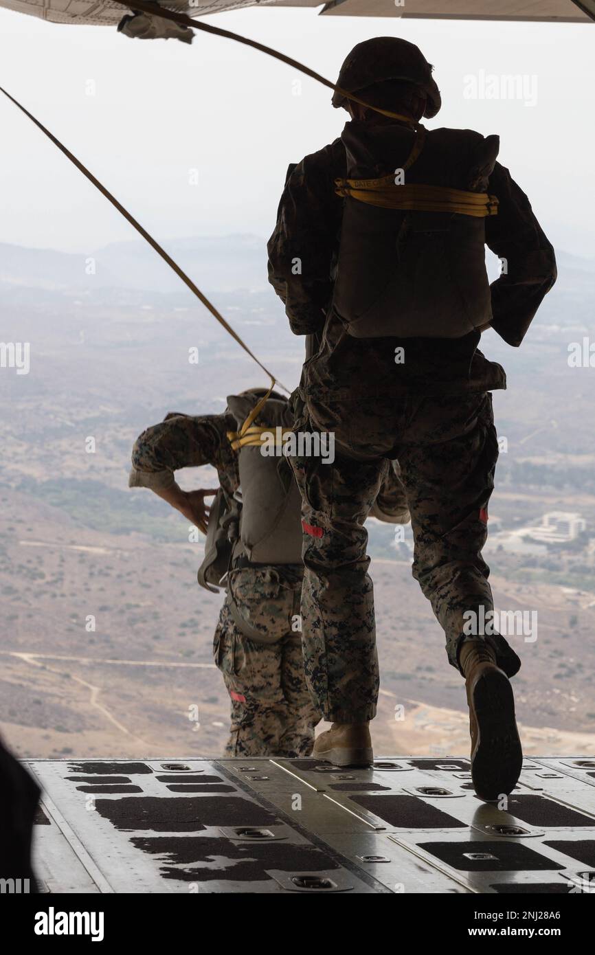 U.S. Marines with 3rd Air Naval Gunfire Liaison Company, Force ...