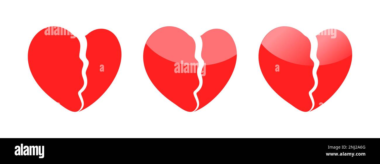 Heart icon styles Stock Vector Images - Alamy