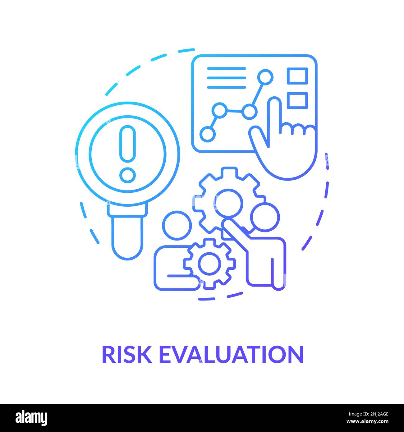 Risk evaluation blue gradient concept icon Stock Vector Image & Art - Alamy Risk evaluation blue gradient concept icon Stock Vector Image & Art - Alamy