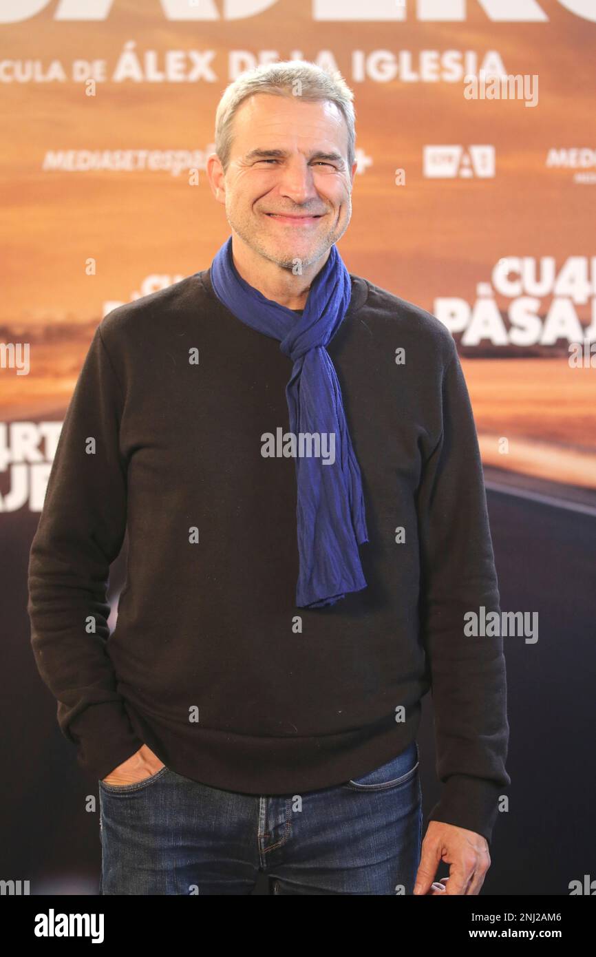 Actor Alberto San Juan poses during the photocall of the presentation ...