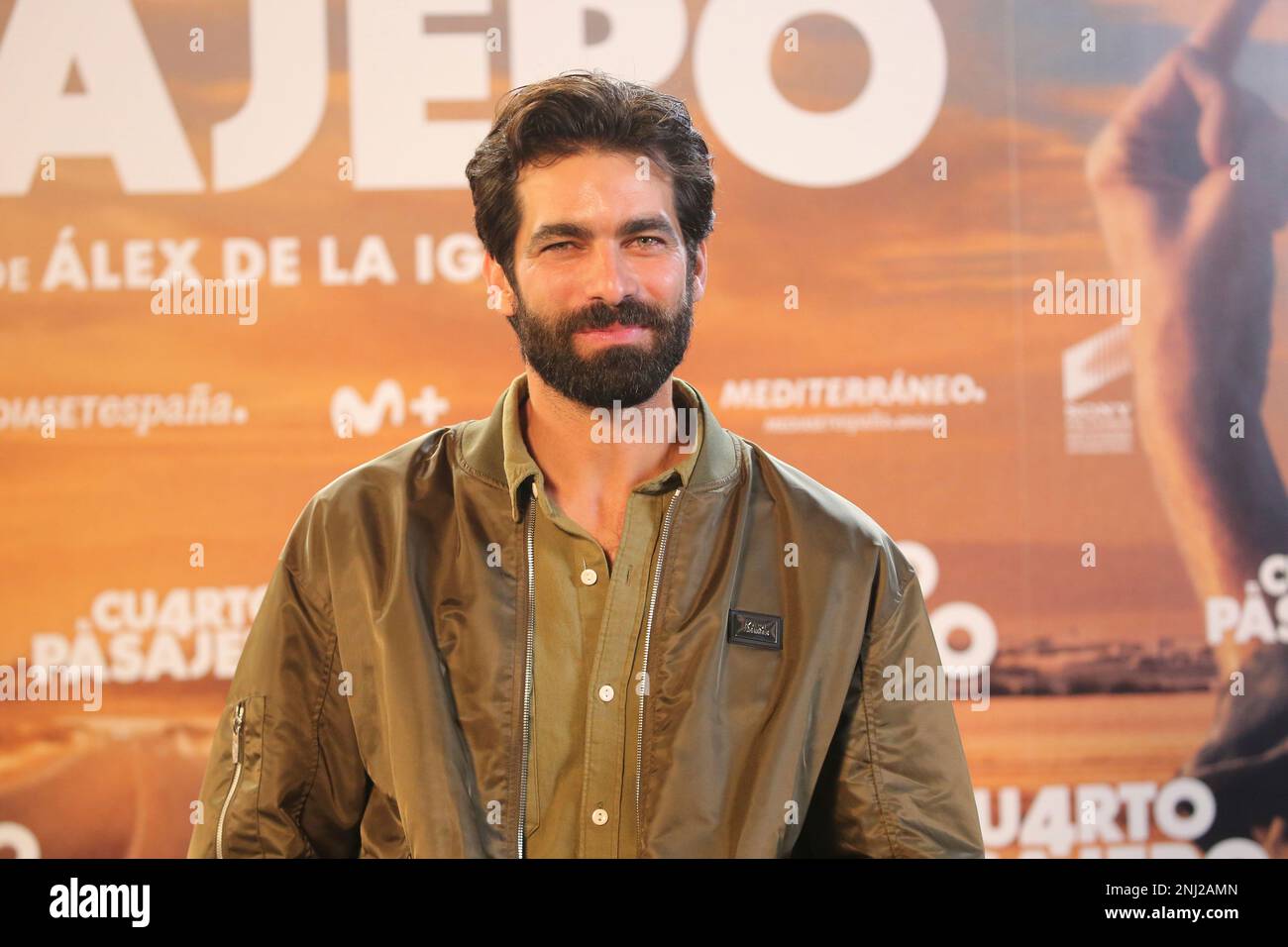 Actor Ruben Cortada poses during the photocall of the presentation of ...