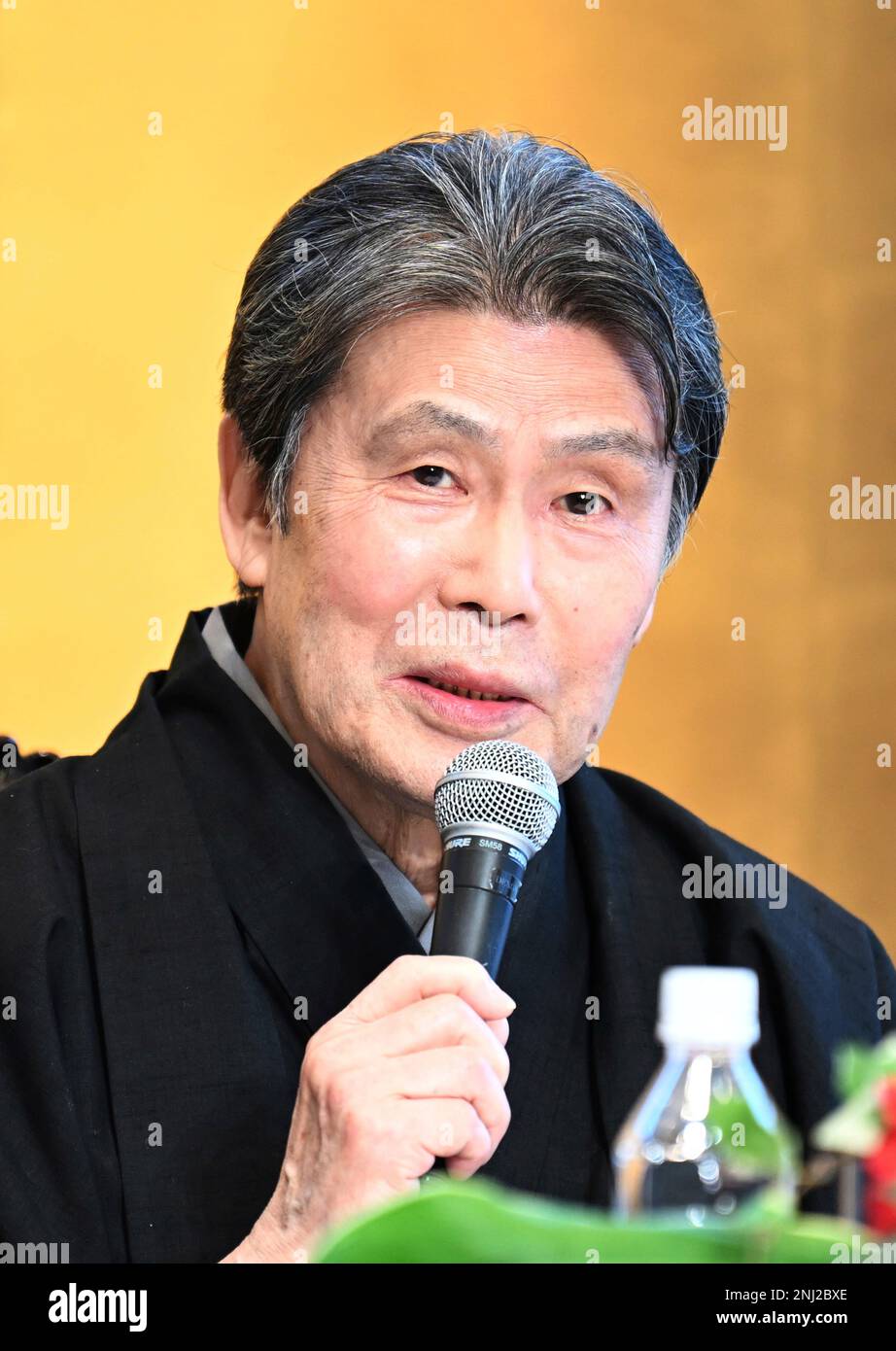 Japanese kabuki actor Matsumoto Hakuo II talks about receiving the ...