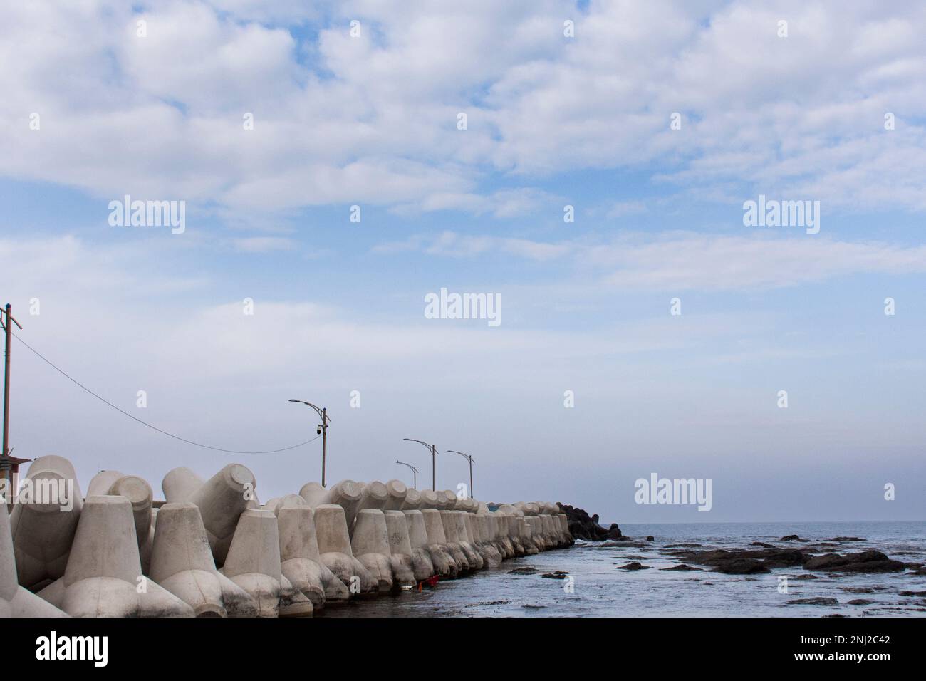 Concrete block tetrapod for breakwater and wave water dissipating ...