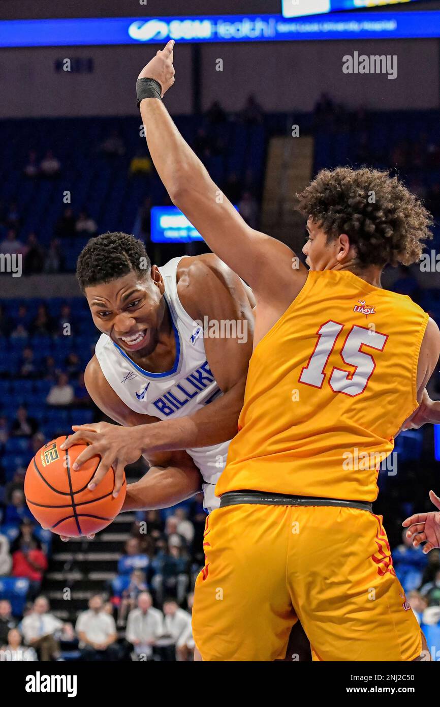 OCTOBER 24, 2022: Saint Louis Billikens forward Francis Okoro (5) cant ...