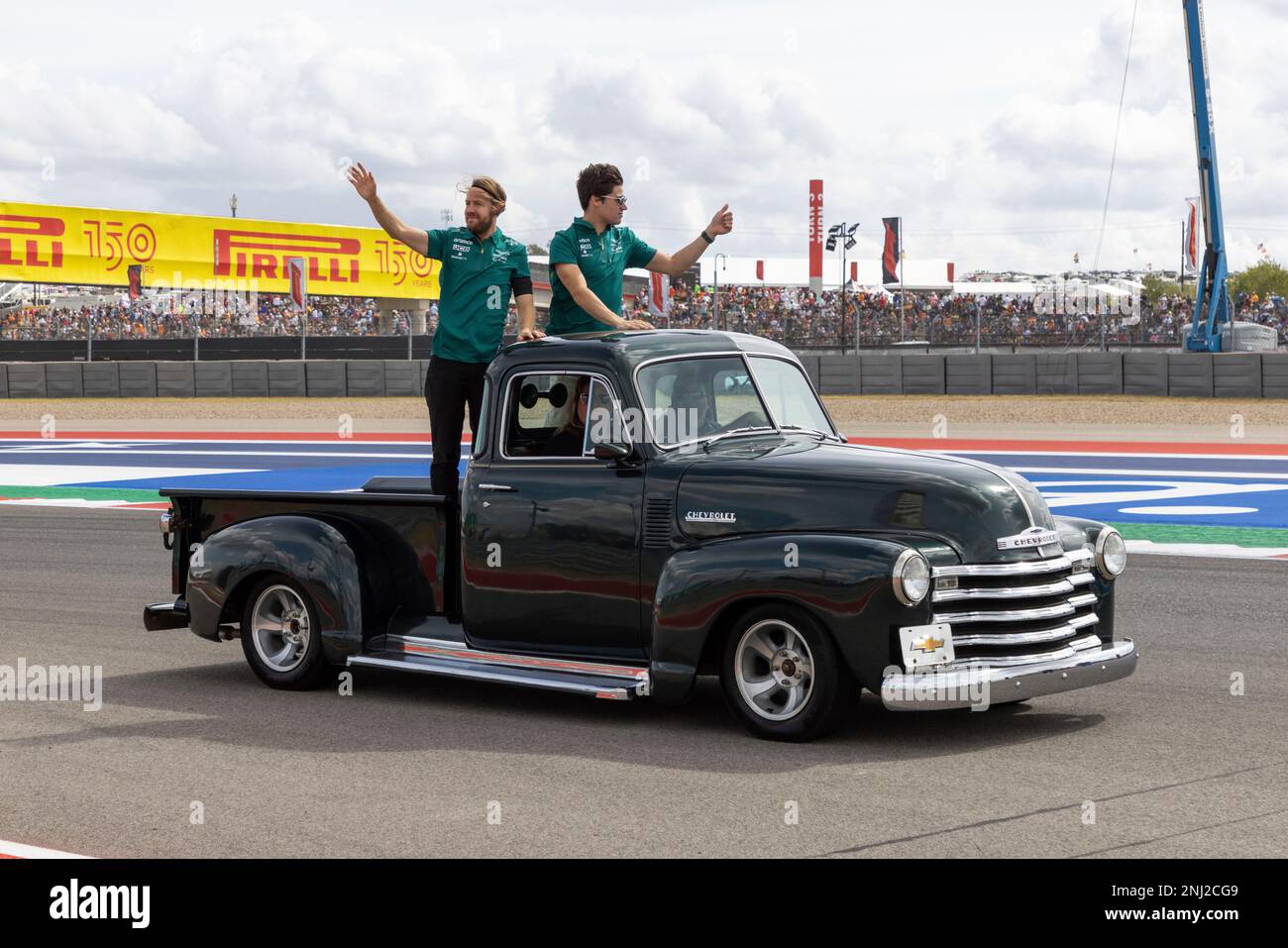 AUSTIN, TX - OCTOBER 23: Aston Martin driver Lance Stroll (18) of Team ...