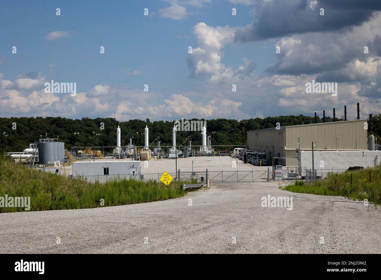 The Williams natural gas-compressor station is seen in Jefferson County ...