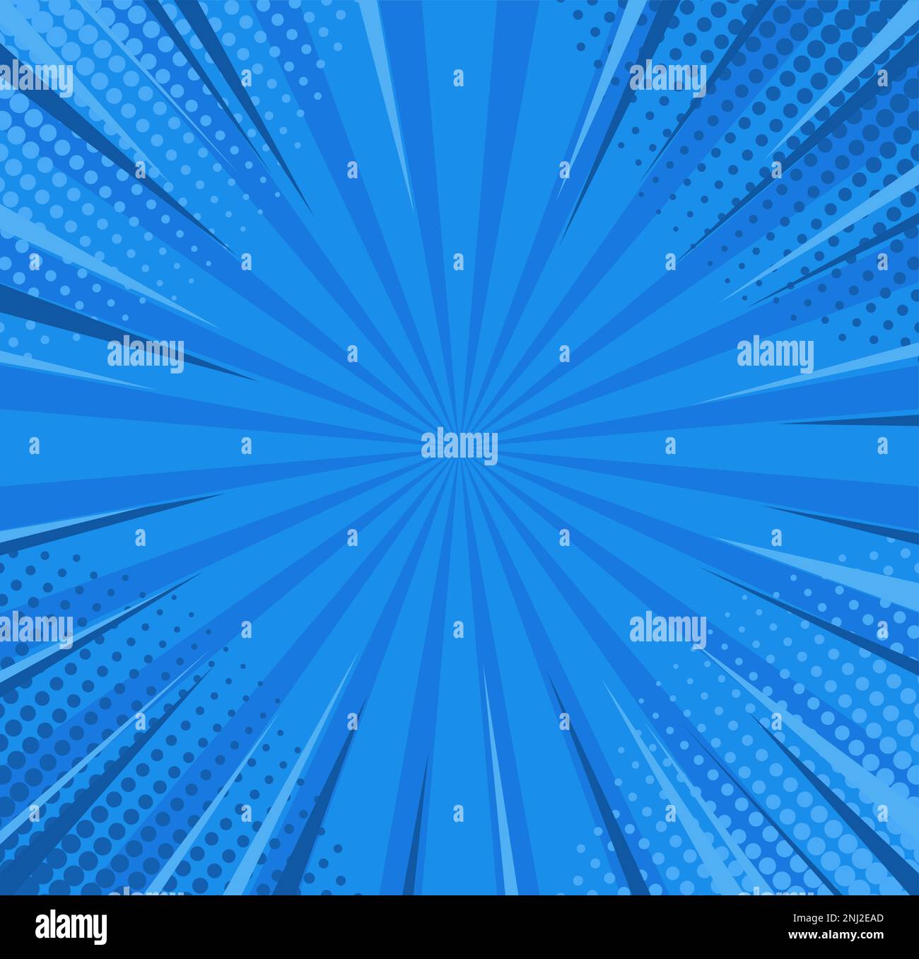 Retro Comic Style Halftone Square Vector Background Stock Vector Image ...