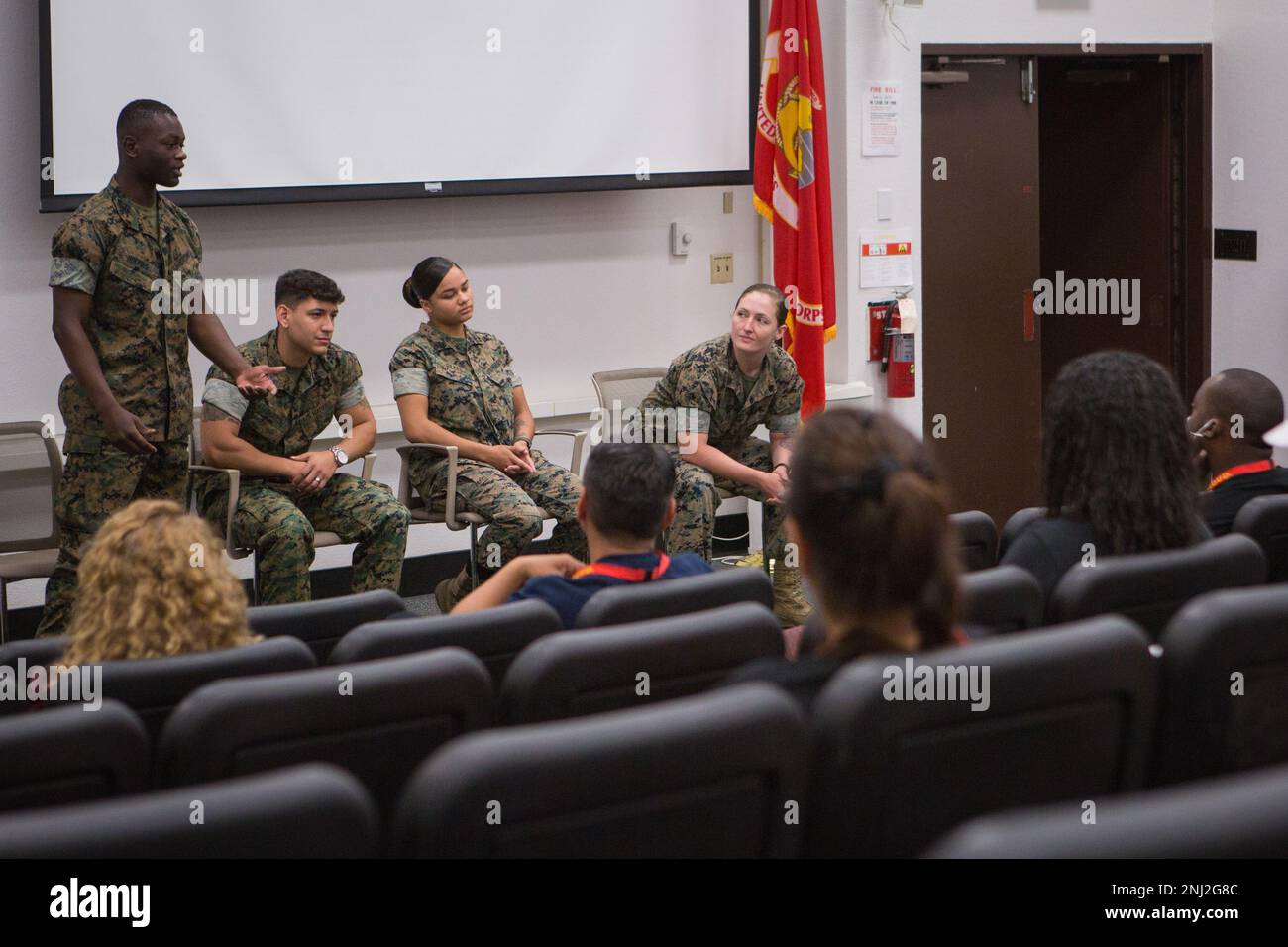 U.S. Marine Corps Cpl. Joshua Holmes, an aircraft electrical system ...