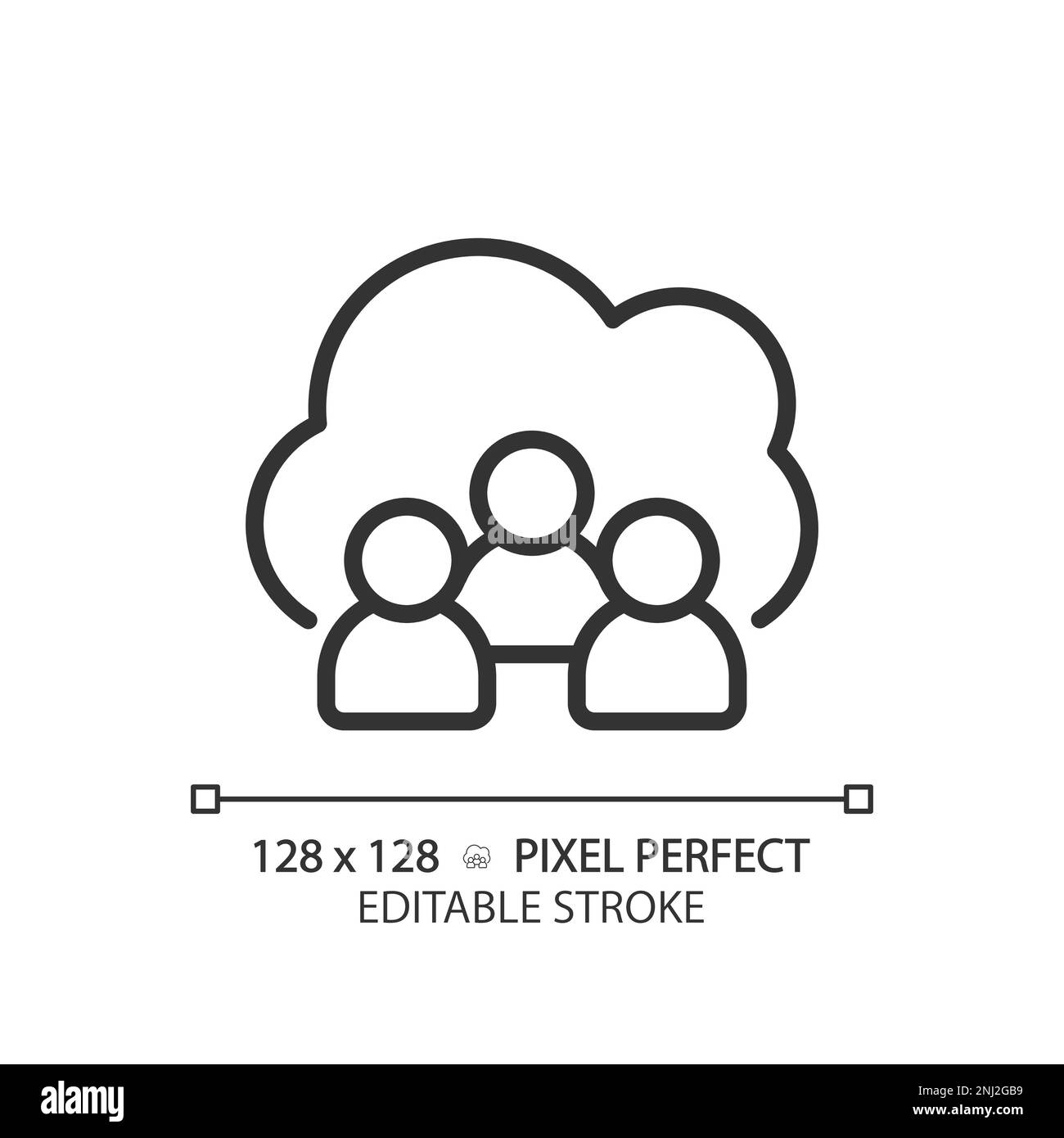 Community cloud image Black and White Stock Photos & Images - Alamy