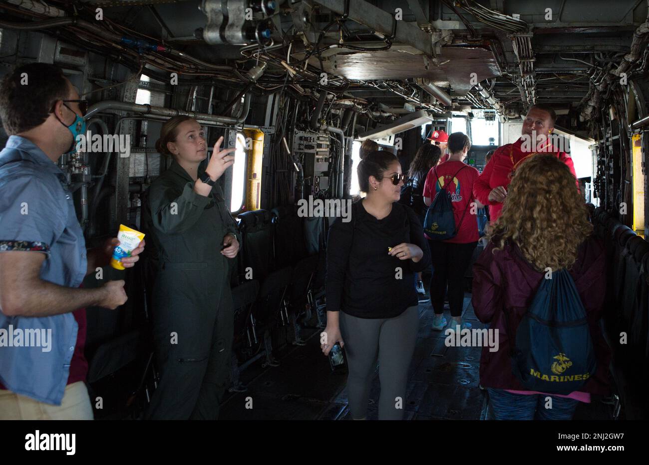 U.S. Marine Corps 1st Lt. Devan Sinclair, a CH-53E Super Stallion pilot ...