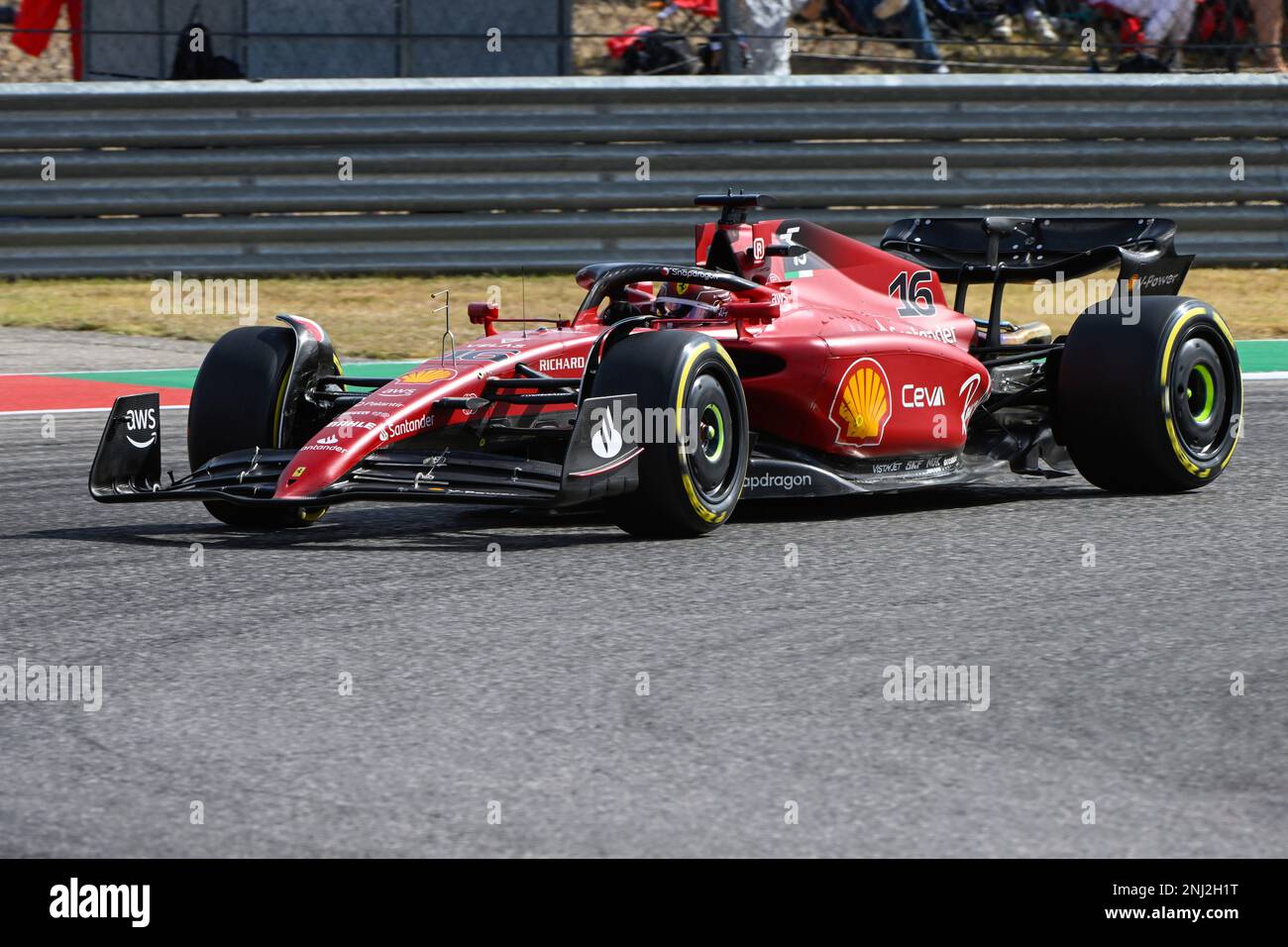 AUSTIN, TX - OCTOBER 23: Scuderia Ferrari driver Charles Leclerc (16 ...