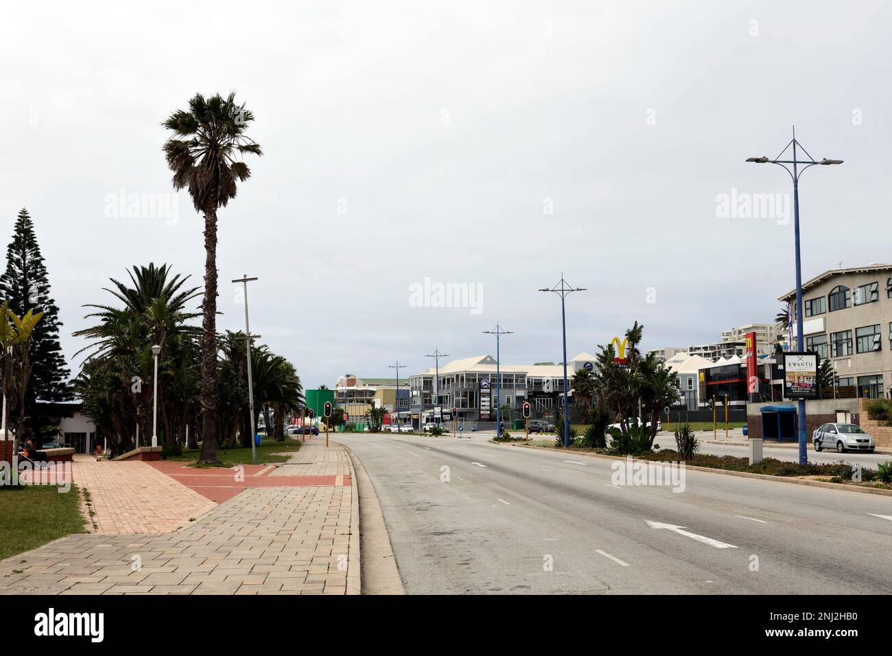 Beach road in Gqeberha (Port Elizabeth), South Africa Stock Photo - Alamy