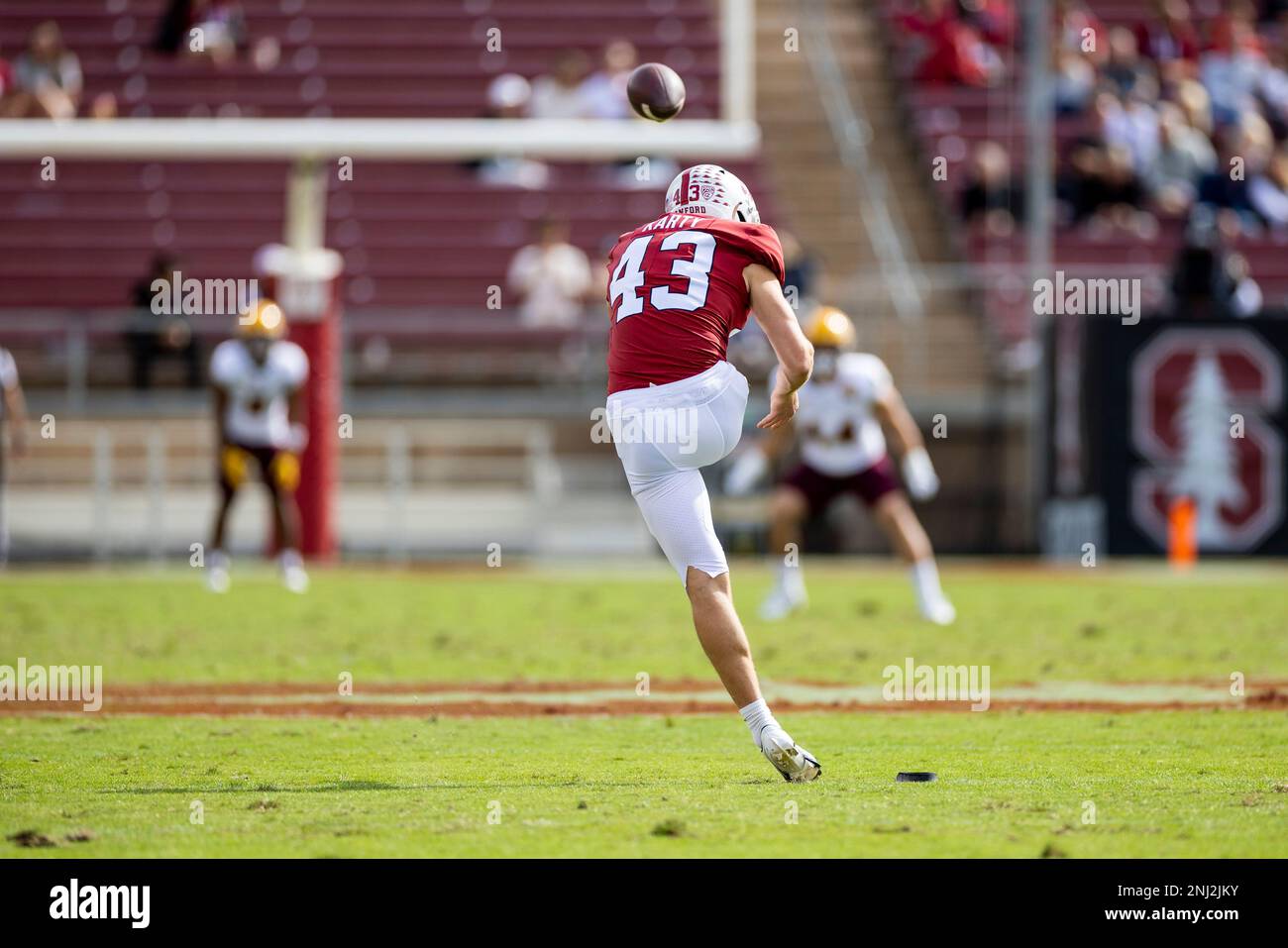 PALO ALTO, CA - OCTOBER 22: Stanford Cardinal place kicker Joshua Karty ...