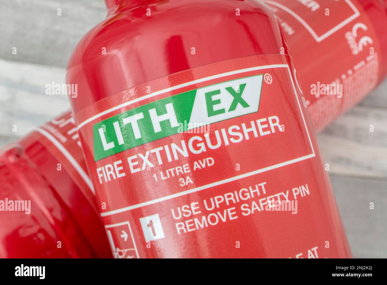 Shot of 1L Lith-EX AVD (Aqueous Vermiculite Dispersion) fire ...