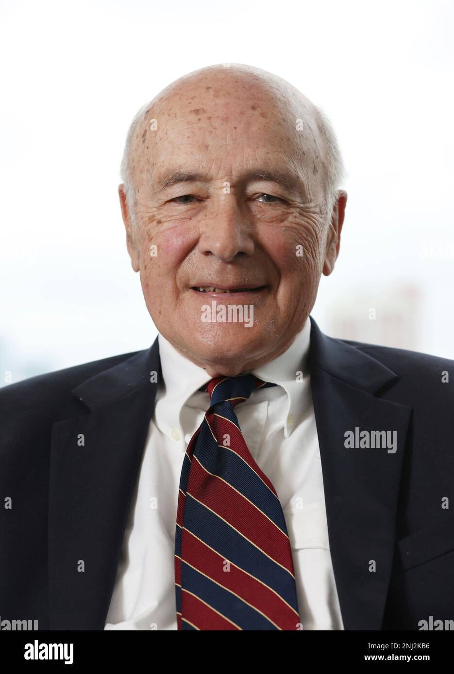 Joseph Nye, an American political scientist, speaks during an interview ...