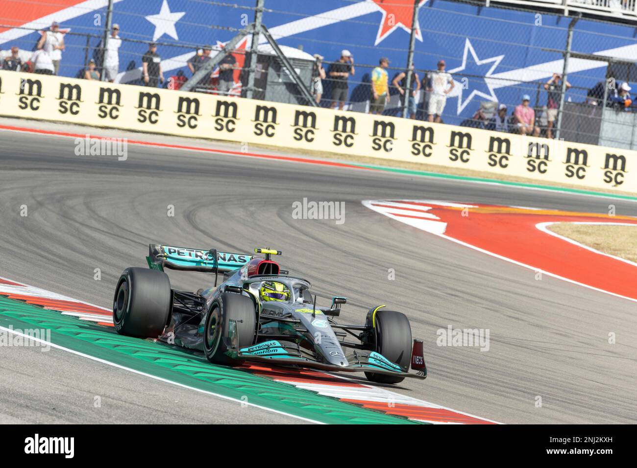 AUSTIN, TX - OCTOBER 23: Mercedes AMG Petronas Motorsport driver Lewis ...