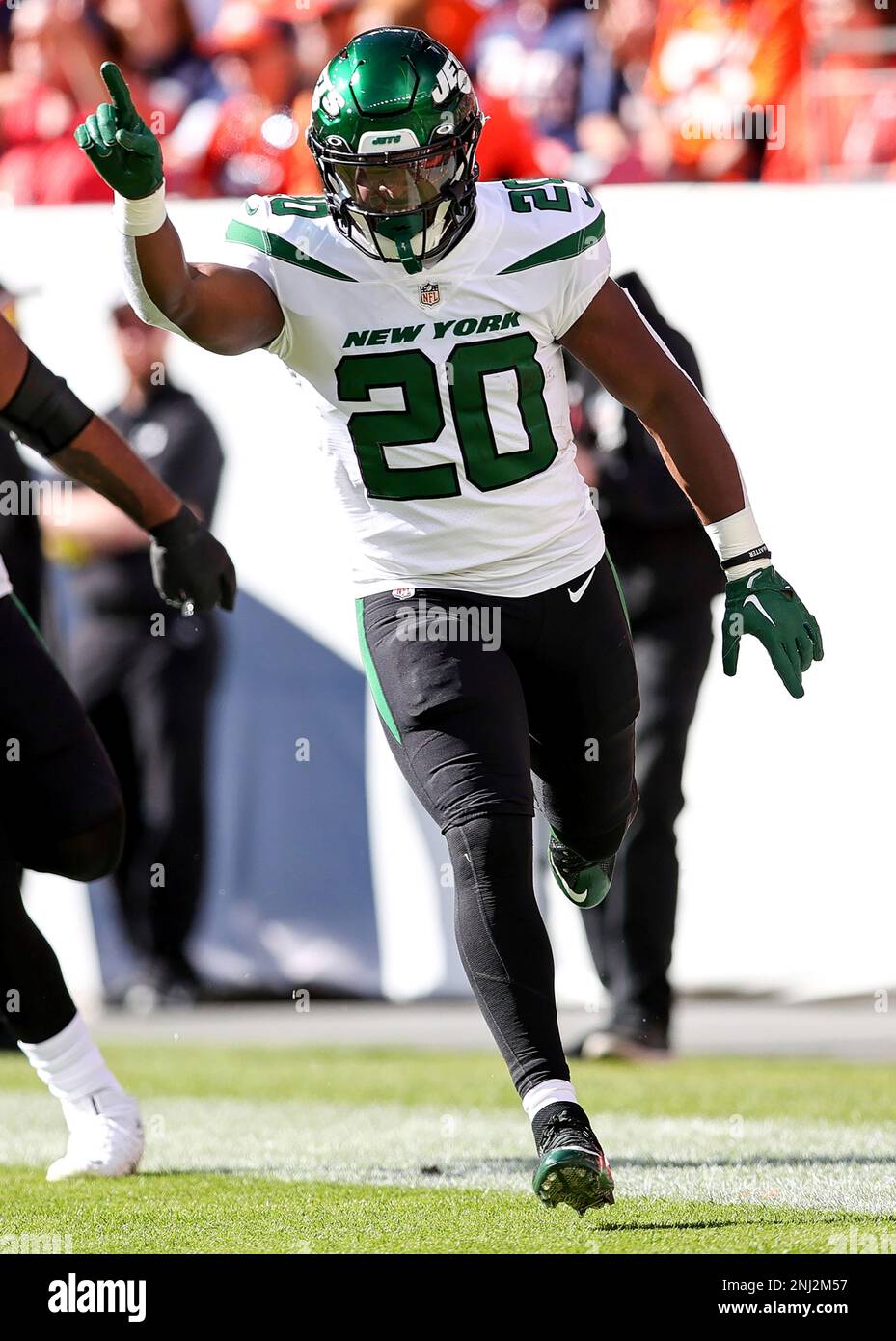 DENVER, CO - OCTOBER 23: New York Jets running back Breece Hall ...