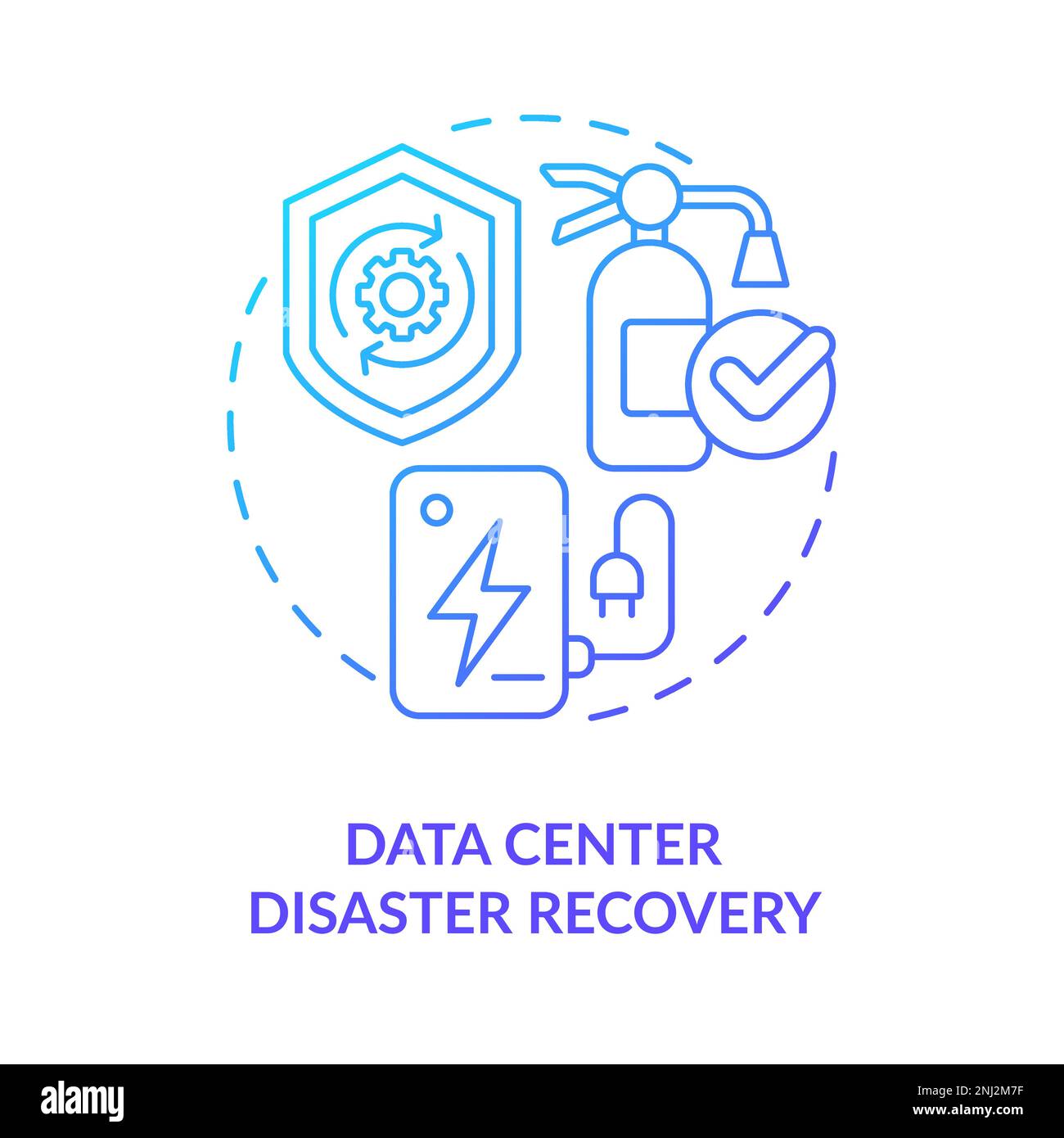Data center disaster recovery blue gradient concept icon Stock Vector ... Data center disaster recovery blue gradient concept icon Stock Vector ...