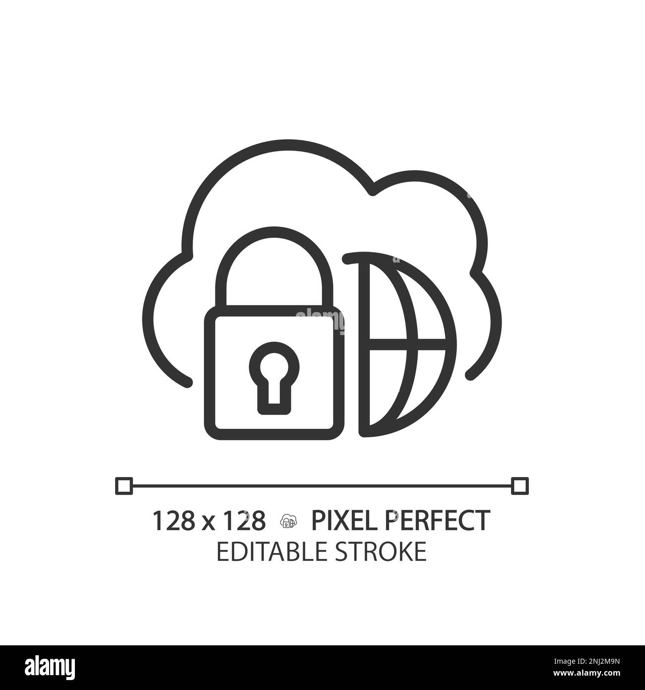 Virtual private cloud image Stock Vector Images - Alamy