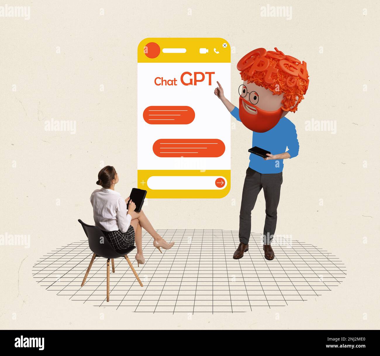 Chatgpt woman hi-res stock photography and images - Alamy