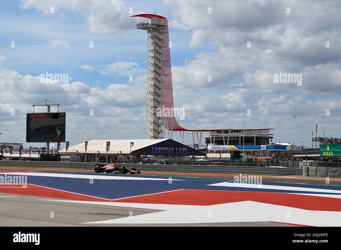 AUSTIN, TX - OCTOBER 23: Red Bull Racing Honda driver Max Verstappen (1 ...