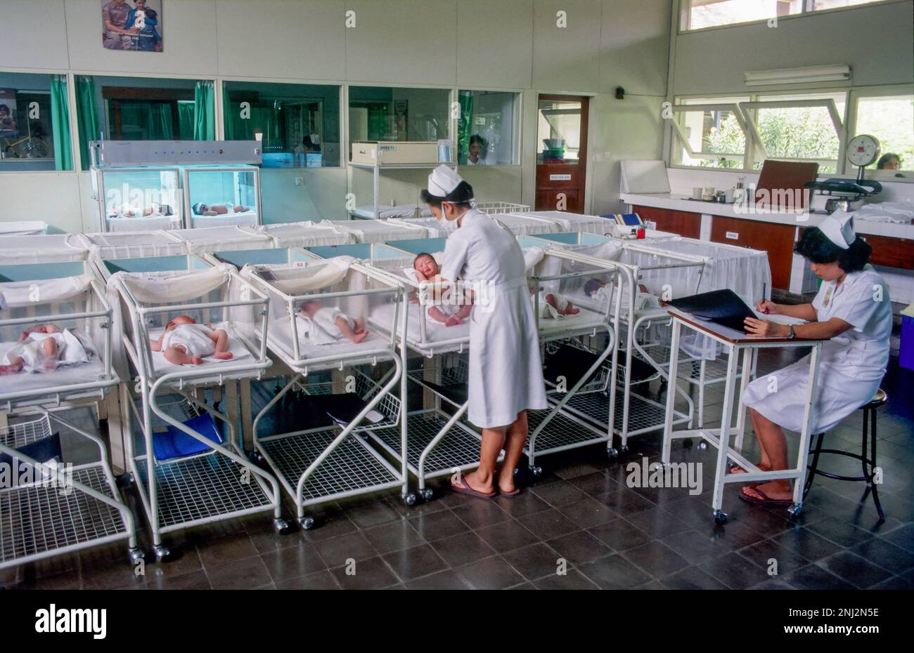 Indonesia. Maternity ward in hospital Stock Photo - Alamy