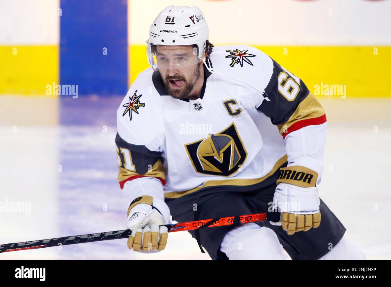 NHL profile photo on Vegas Golden Knights player Mark Stone at a game ...