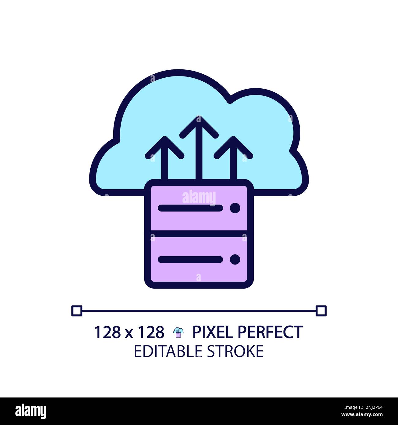 Virtual data technology backup Stock Vector Images - Alamy