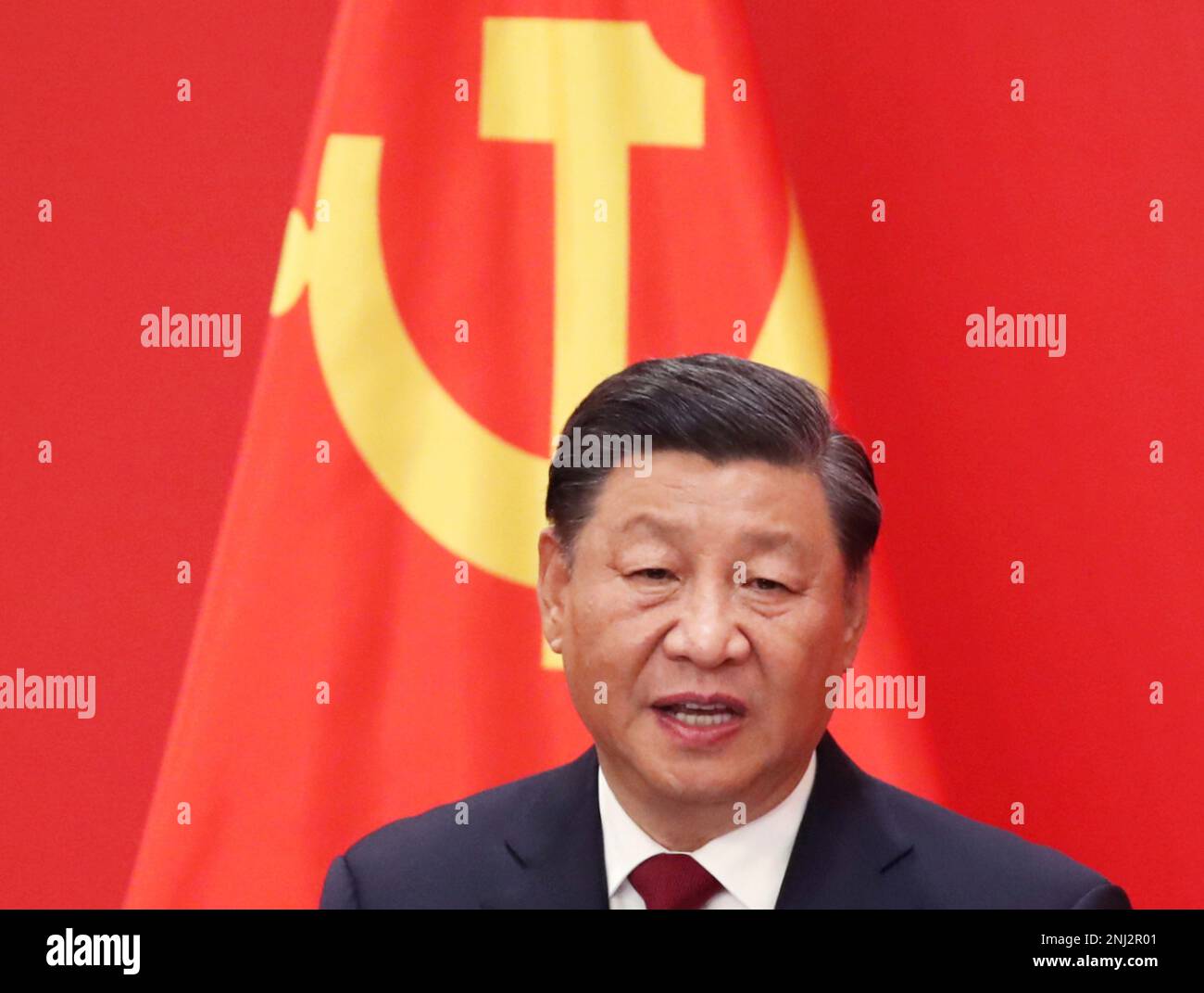 Seven members of China's Communist Party leadership including President ...