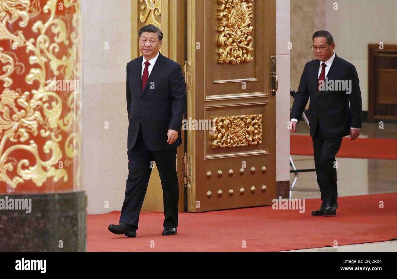 Seven members of China's Communist Party leadership including President ...