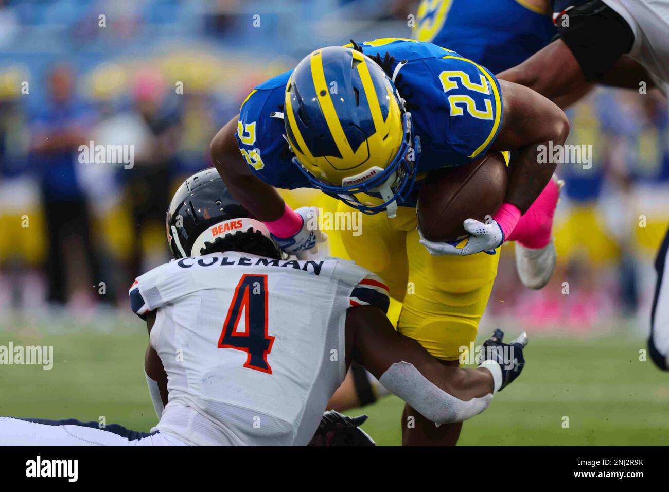 October 22, 2022, Newark, Delaware, U.S: Delaware Fightin Blue Hens ...