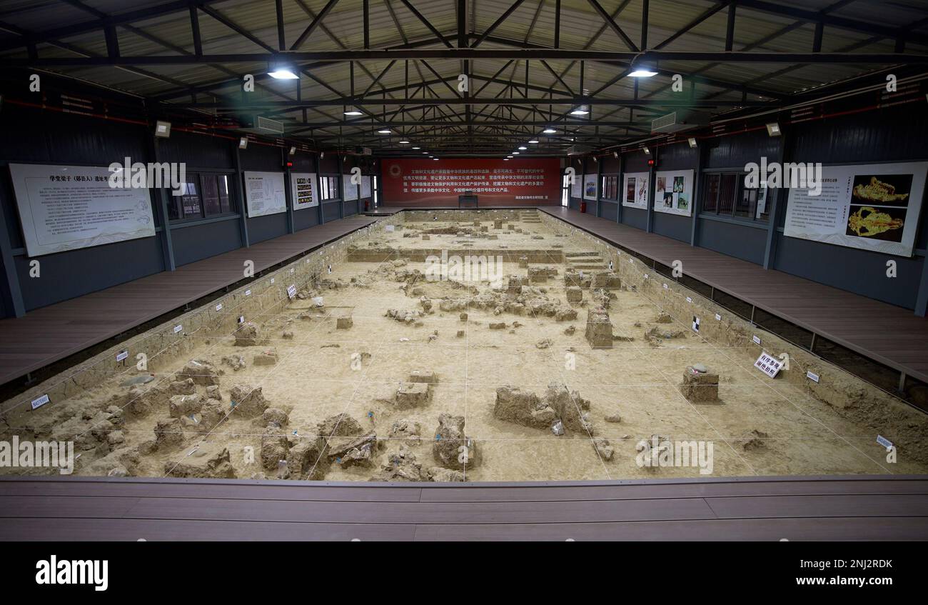 Beijing, China. 22nd Feb, 2023. This file photo shows a Paleolithic ...