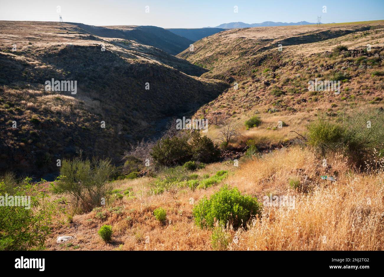 Gentle river running through Agua Fria National Monument Stock Photo ...