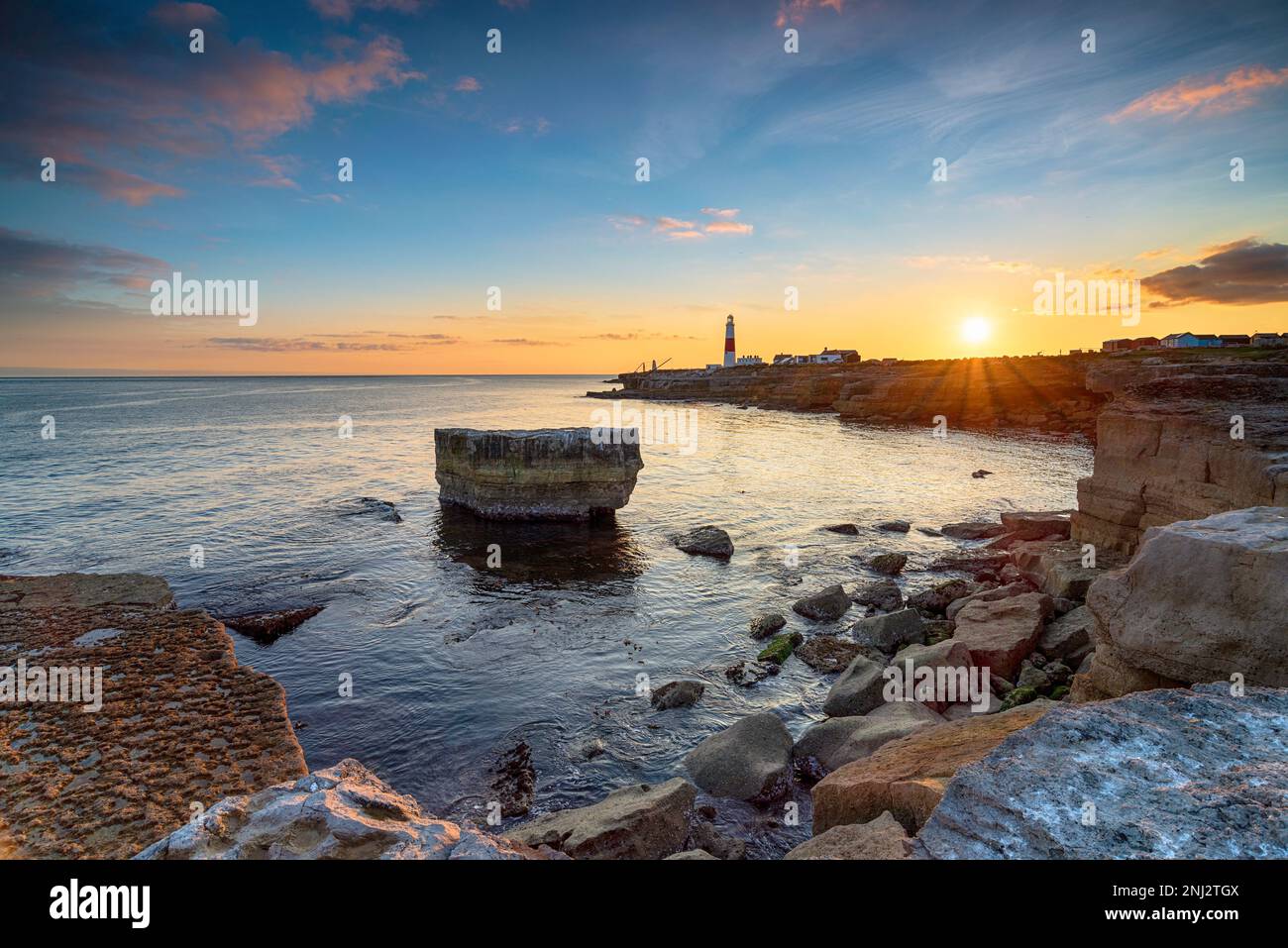 Beautiful calm sea sunset hi-res stock photography and images - Alamy