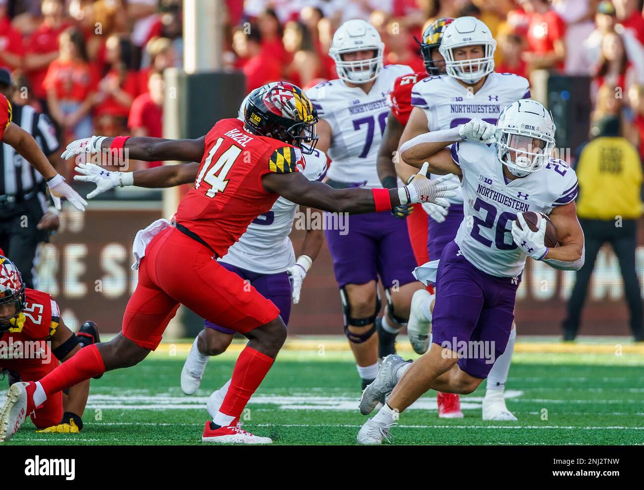 COLLEGE PARK, MD - OCTOBER 22: Maryland Terrapins defensive back Isaiah ...