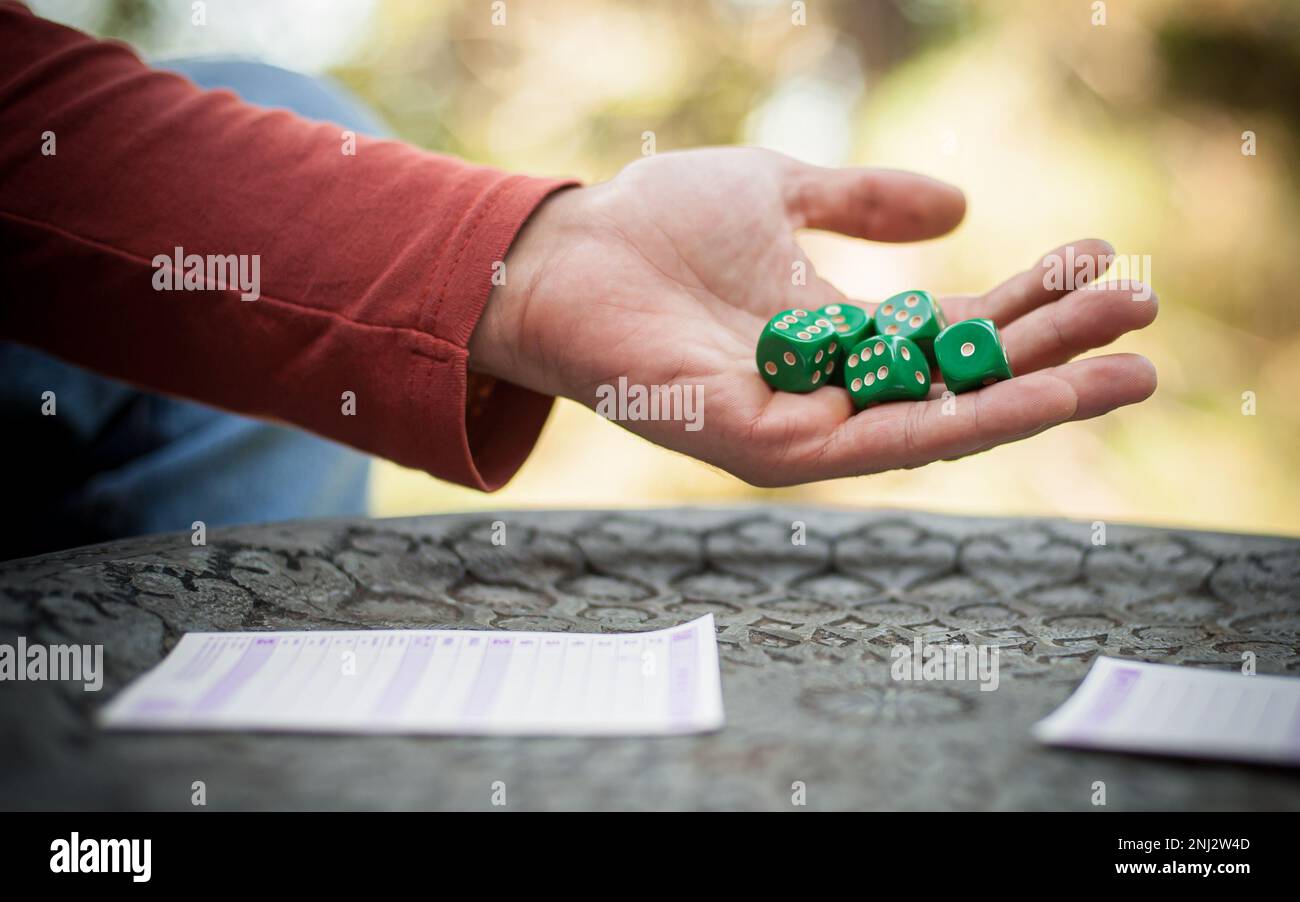 Yahtzee board game hi-res stock photography and images - Alamy