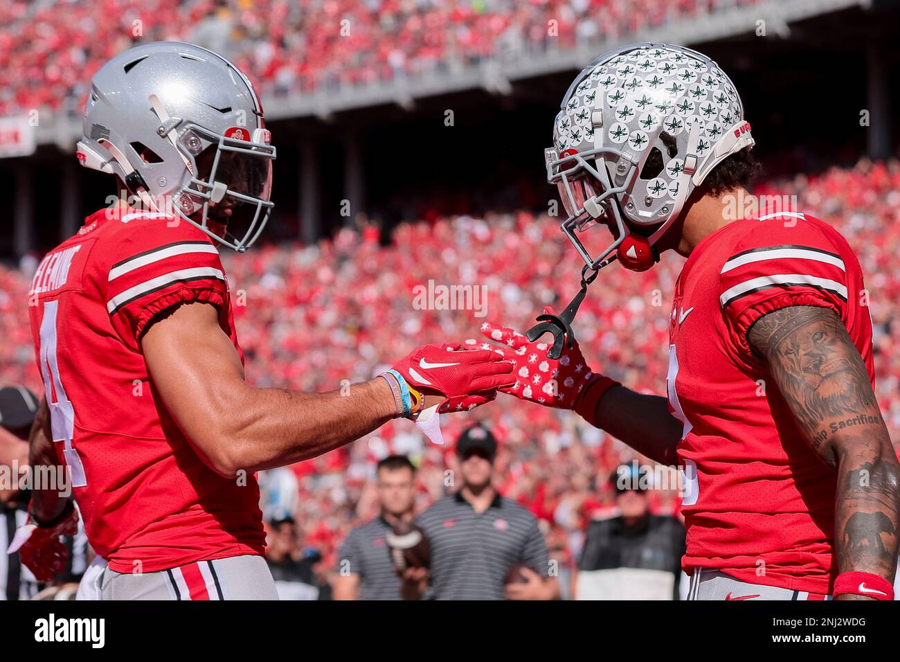 October 22, 2022, Columbus, Ohio, U.S: Ohio State Buckeyes wide ...
