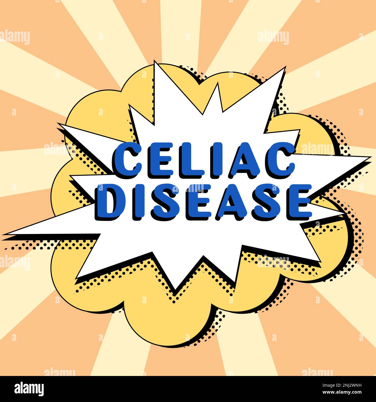 Inspiration showing sign Celiac Disease, Concept meaning Small ...