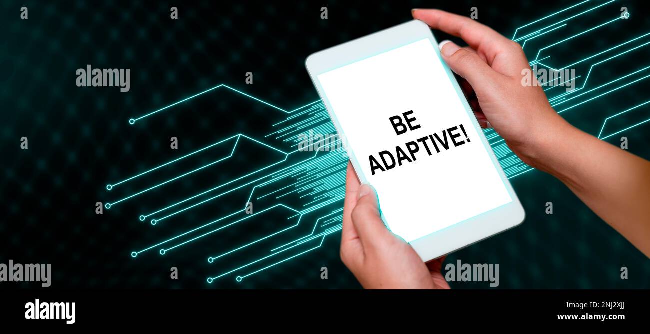 Conceptual caption Be Adaptive, Concept meaning make the difference ...