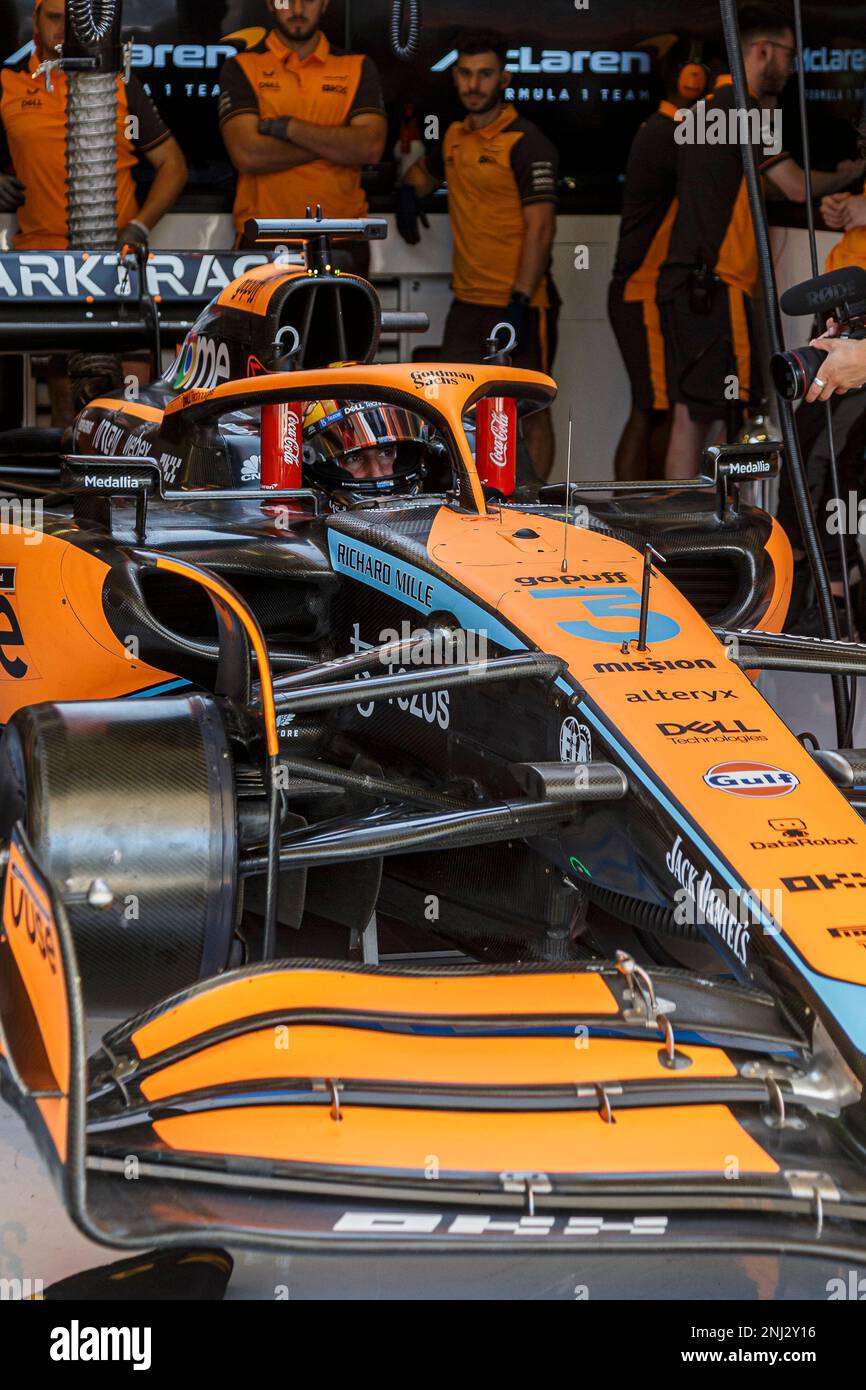 AUSTIN, TX - OCTOBER 22: McLaren F1 driver Daniel Ricciardo (3) (AUS ...