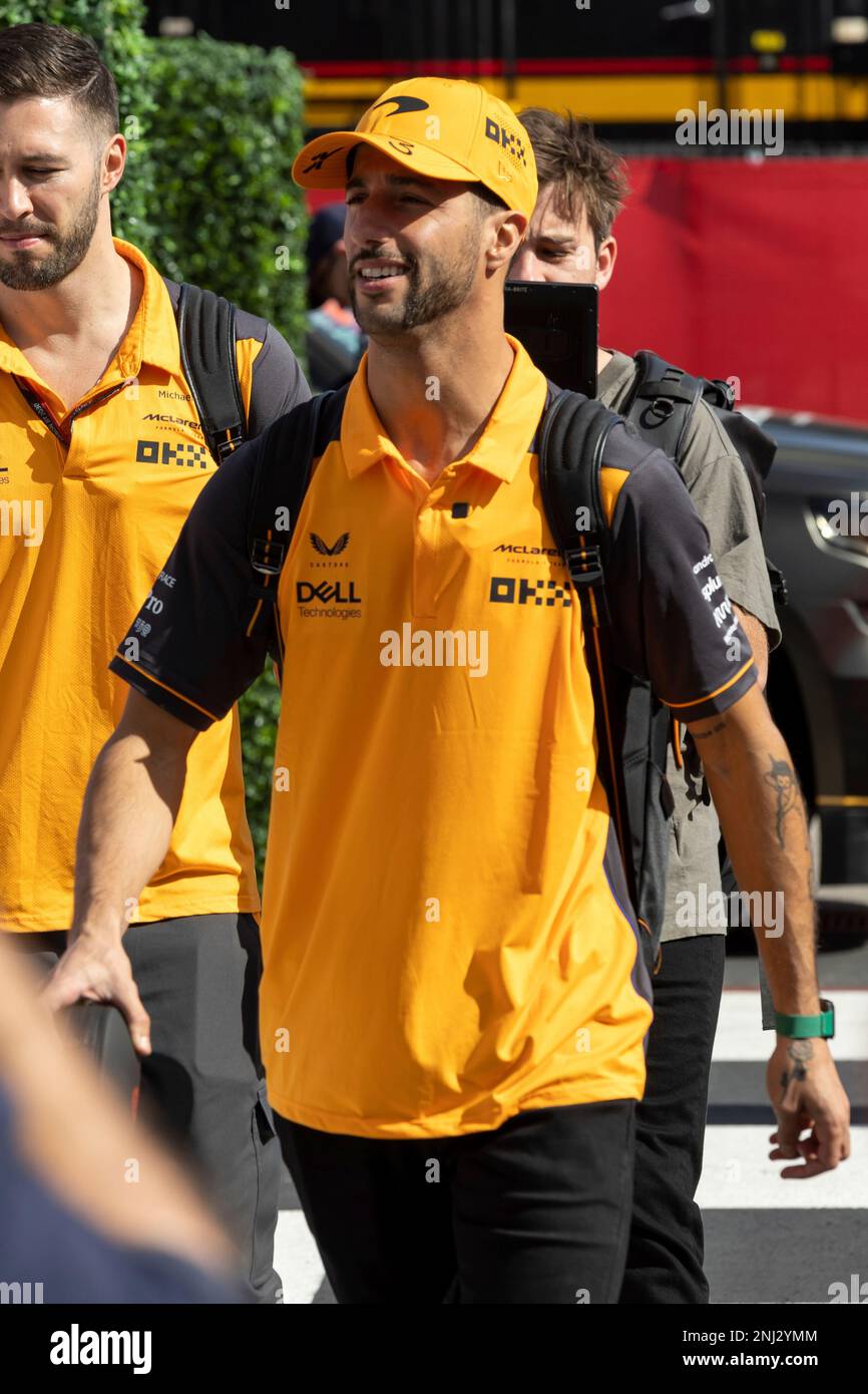AUSTIN, TX - OCTOBER 22: McLaren driver Daniel Riccardo (3) of Team ...